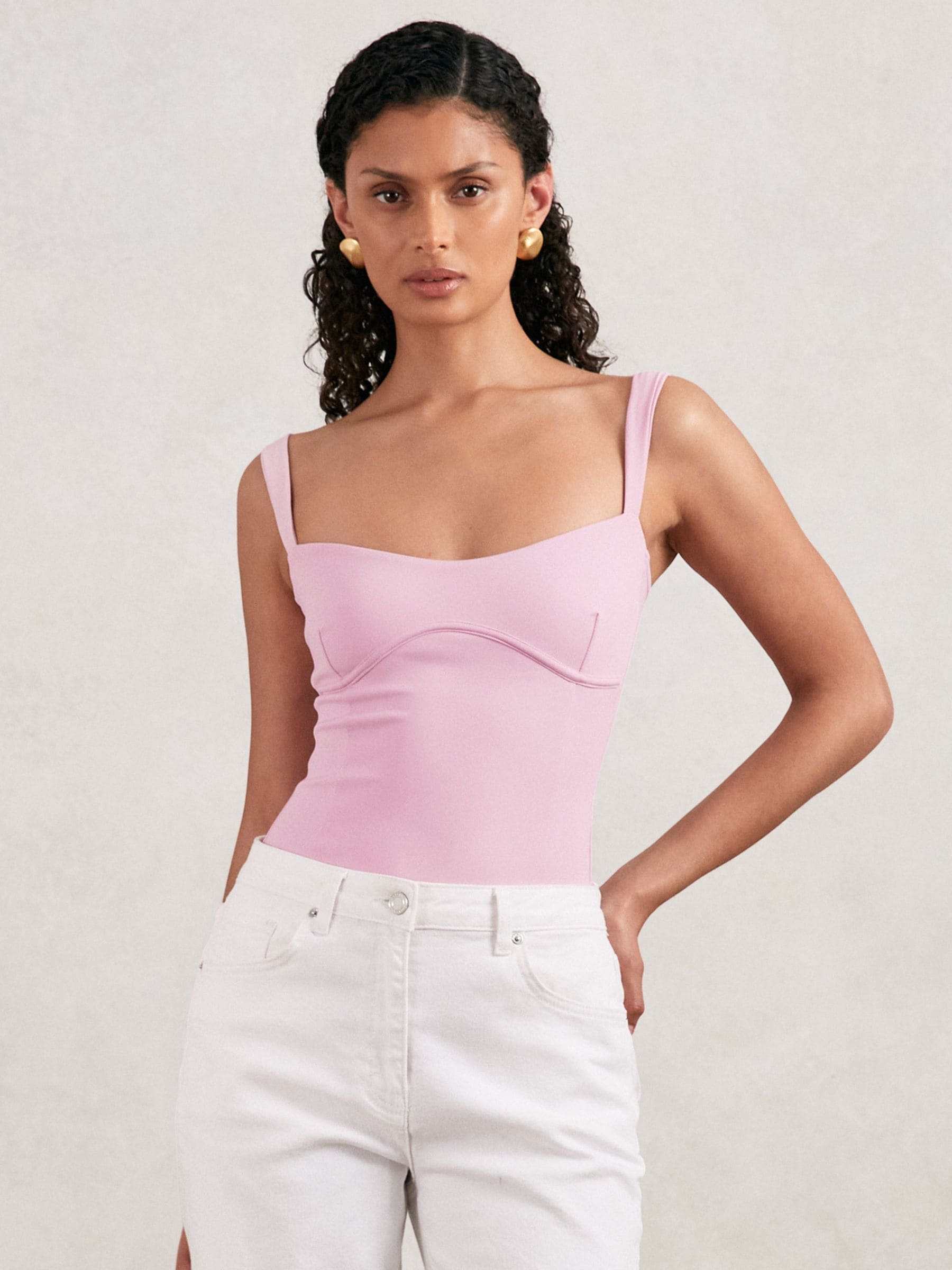 GOOD AMERICAN Scuba Sweetheart Bodysuit